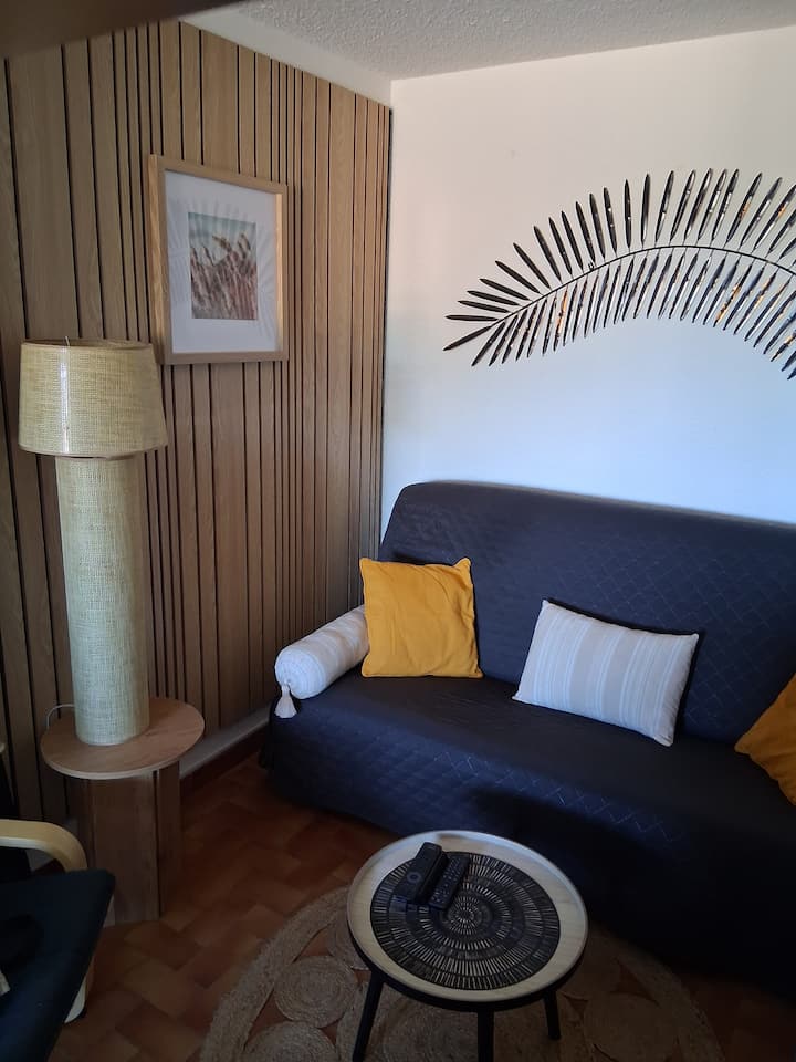 Appart. Duplex, Balcon & Terrasse, Plage à 300 M - Marseillan