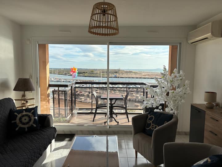 Studio Vue Mer Et Port - Valras-Plage