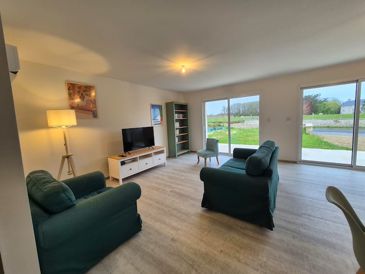 Maison Familiale De 85 M² Avec Jardin à Vierville - Vierville-sur-Mer