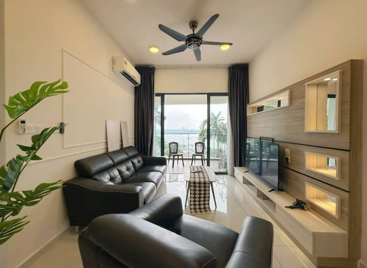 Cozy Coastal Hideaway Walk To Lidobeach & Beletine - Johor