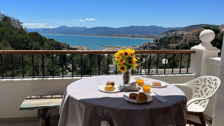 Apto Con Terraza, Piscina Y Vistas Panorámicas - Cullera