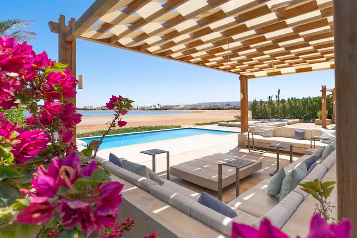 Shedwan’s Secret Heaven: Heated Pool &Lagoon Views - 후루가다