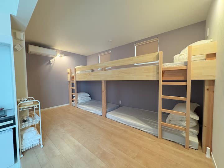 北鎌倉｜4名ok・2段ベッド｜キッチン付・貸切スタジオ202 - 江の島