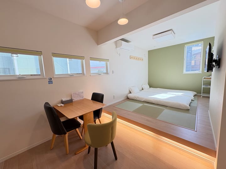 北鎌倉徒歩圏｜3名可・和室（畳）｜キッチン・バス付の貸切スタジオ - 鐮倉市