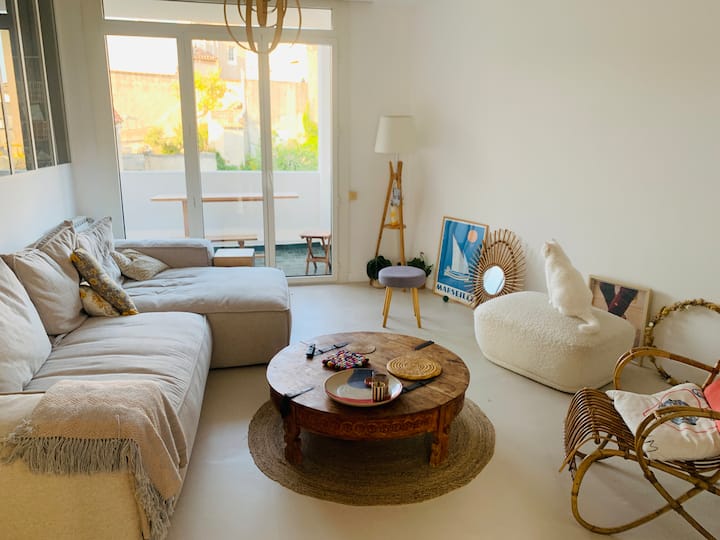 Bel Appartement D’architecte Vue Mer - Marsylia
