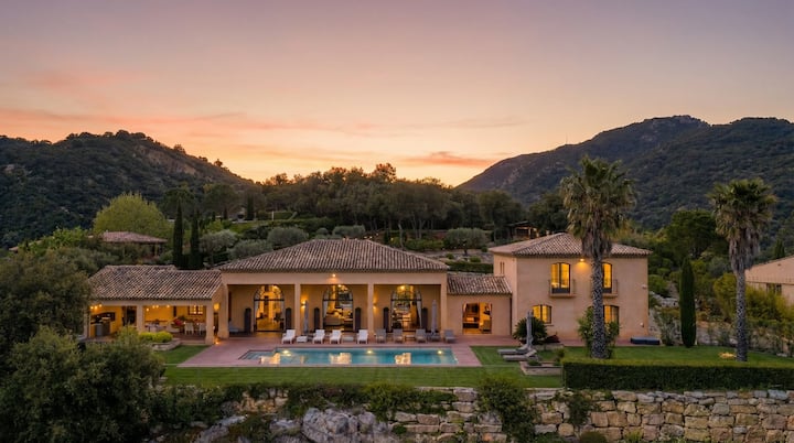 Villa Azura 5+2 Ch Pour Staff En Residence Privé - Grimaud