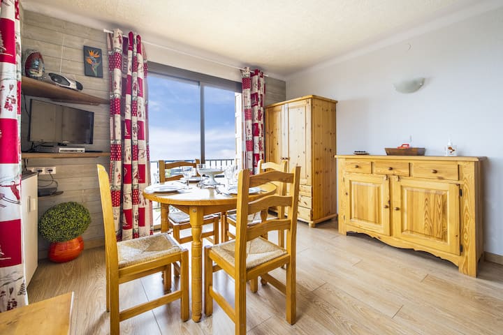 T2 Plein Sud Belle Vue Proche Centre Rue Calme - Font-Romeu-Odeillo-Via