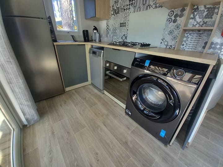Mobil Home Aux Dunes De Contis Avec Parc Aquatique - Contis-Plage