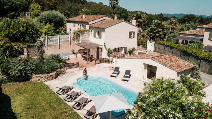 Maison 2 Chambres + Studio Indépendant +Piscine - Saint-Tropez