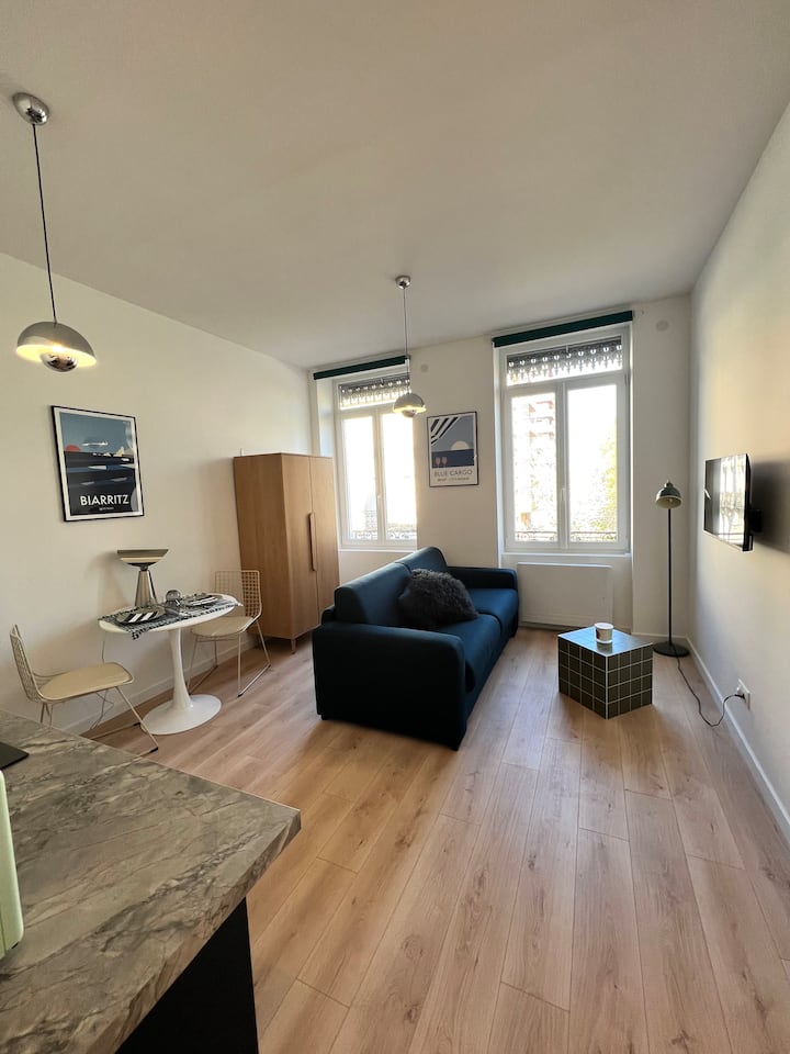 Studio Lumineux, Moderne Et Tout éQuipé - Saint-Étienne