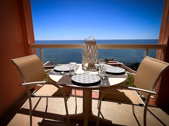 Appartement Vue Mer Exceptionnelle, Accès Plage - Frontignan