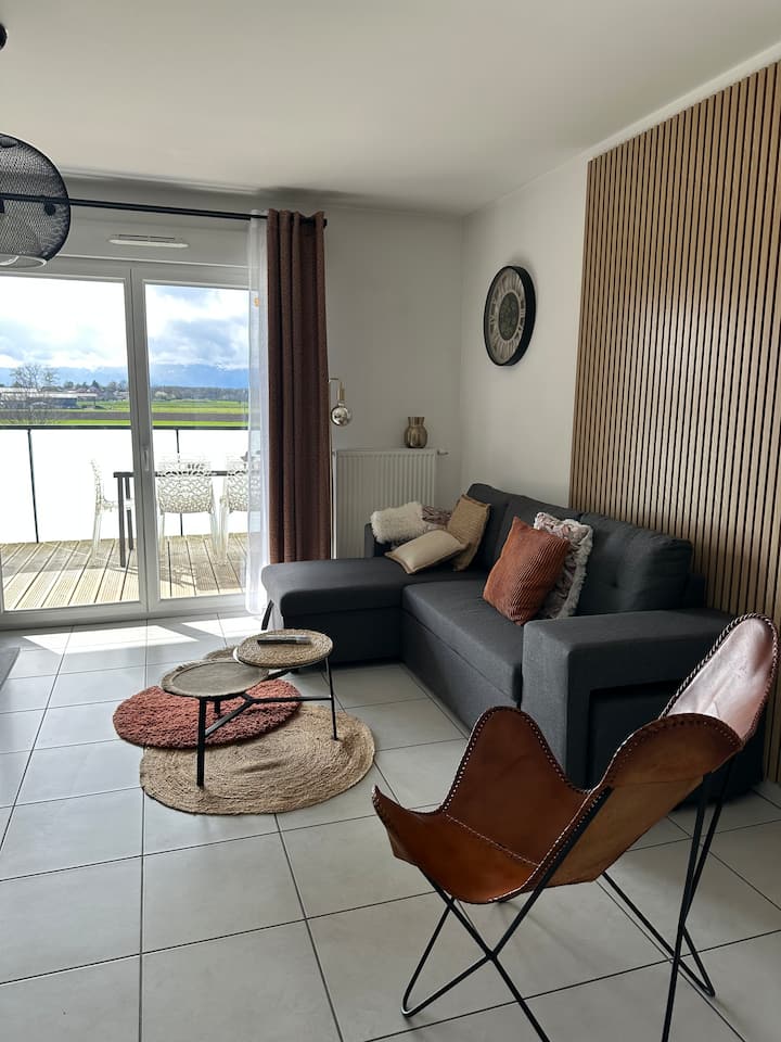 T3 70m², Face Au Jura, Lac Et Montagnes - Nyon
