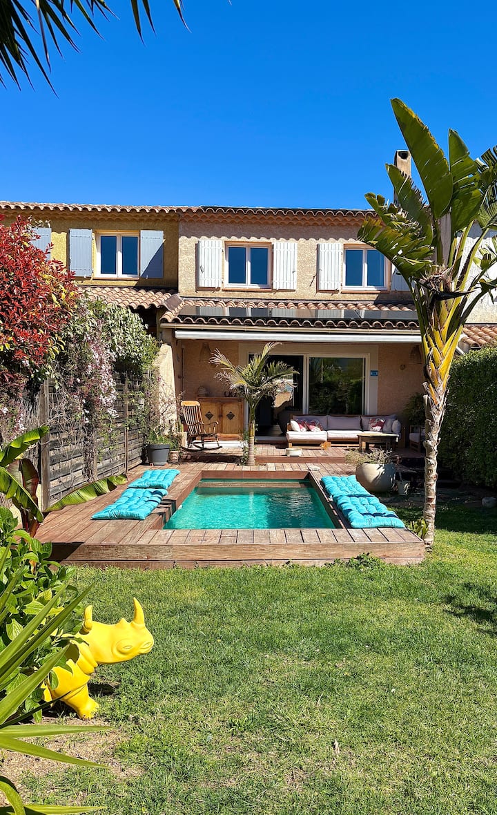 Villa Avec Piscine & Jardin Exotique La Ciotat -6p - La Ciotat