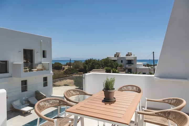 Grand Suite Sea View | Axopetra Boutique Hotel - ナクソス島