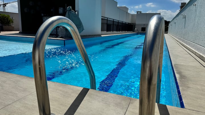 Apartamento Para 4 Pessoas Com Piscina E Academia - Aeropuerto de Rio Galeão - Tom Jobim (GIG)
