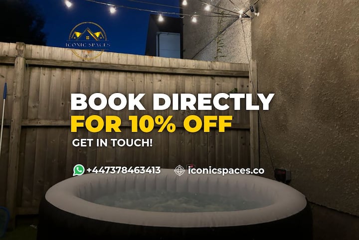 Iconic Space - Hot Tub Hideaway W/private Garden - Cardiff