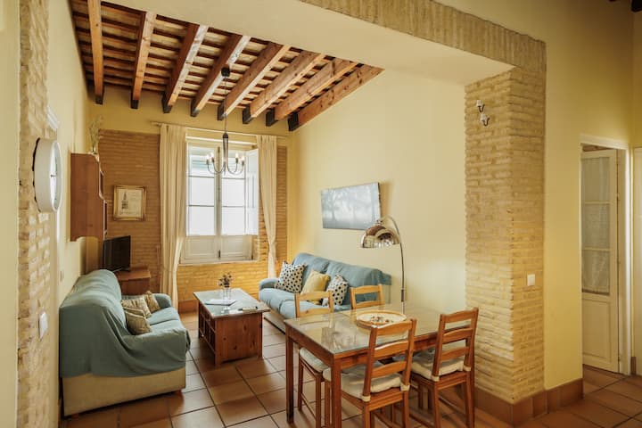 Amplio Apart En Santa Cruz -Wifi-ac - Sevilla