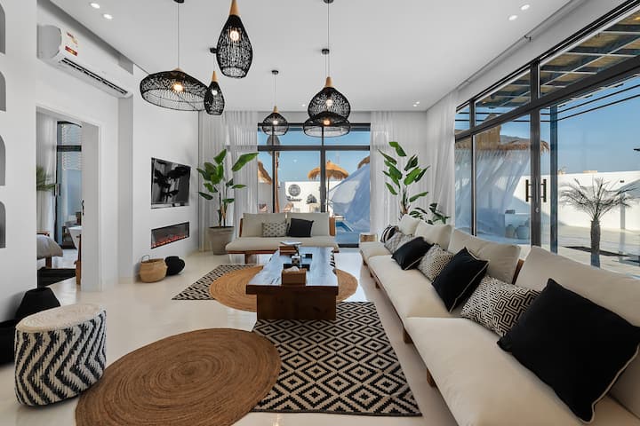 Bali-style | Pool, Cinema & Game Room | Ruwais - Qatar