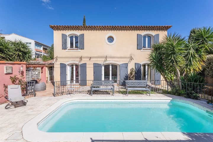 Villa Clos Des Plages Avec Piscine Et Tout à Pied - La Ciotat
