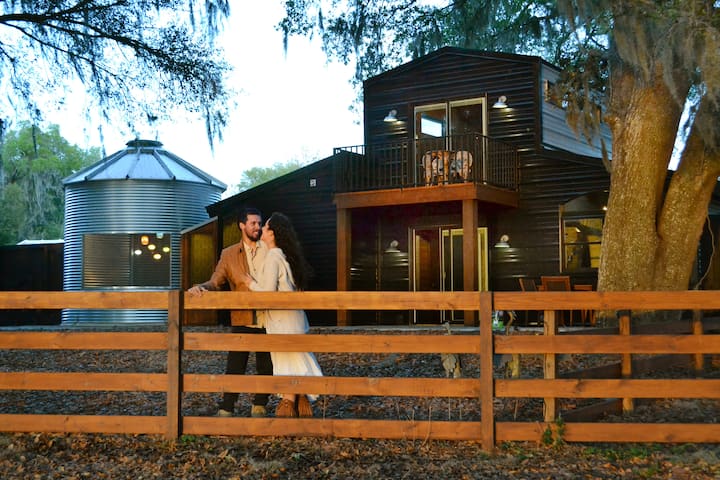 Luxury Private Lakefront Barn Loft + Silo Jacuzzi - Floride