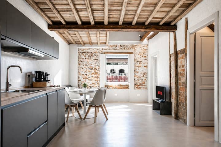 La Marina Attic Loft Avec Vue Sur Porto Antico - Gênes