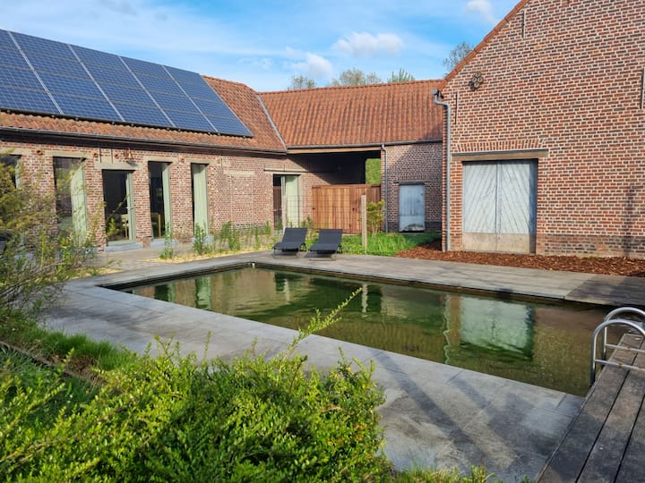 Vakantiewoning Traughen - Wellness & Zwemvijver - Aalst
