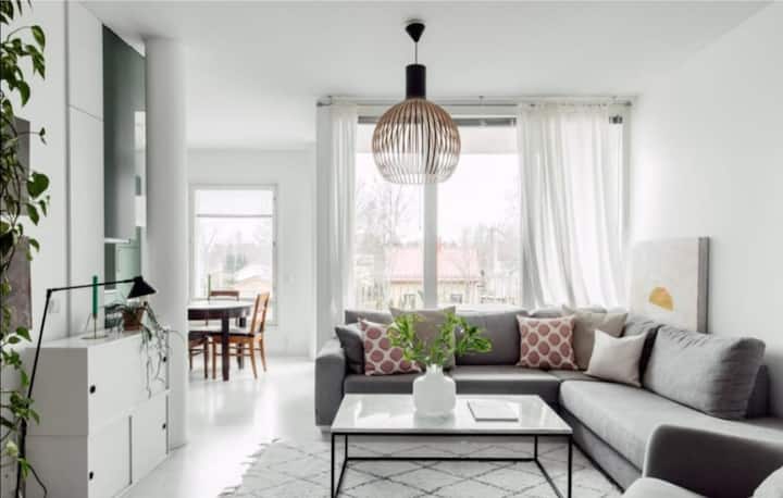 Lumoava Kaupunkikoti Luonnon Lähistöllä, 3h+k - Kirkkonummi