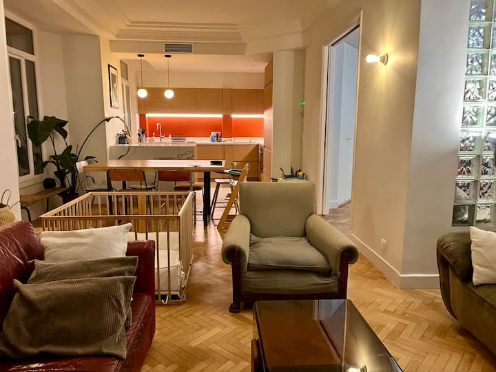 Appartement Art Déco Spacieux Central Familial - ibis Marseille Centre Gare Saint Charles