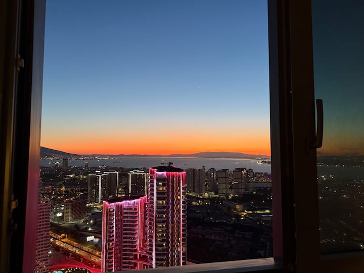 İZmir Skyline | Deniz Manzaralı Lüks Daire - İzmir