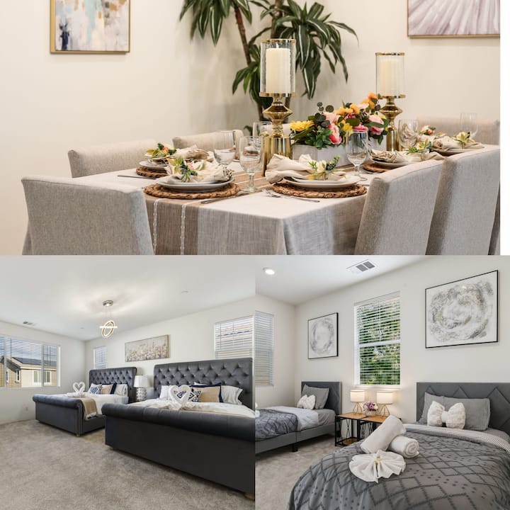 6br 8beds 3kings 3tvs Arcade Tesla Charger Airport - Ontario, CA