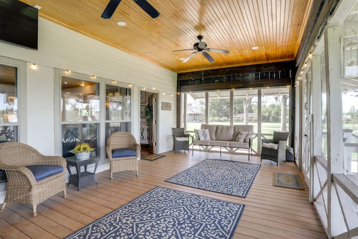 1 Mi To The River! Relaxing Lake-view Oasis - Livonia, LA