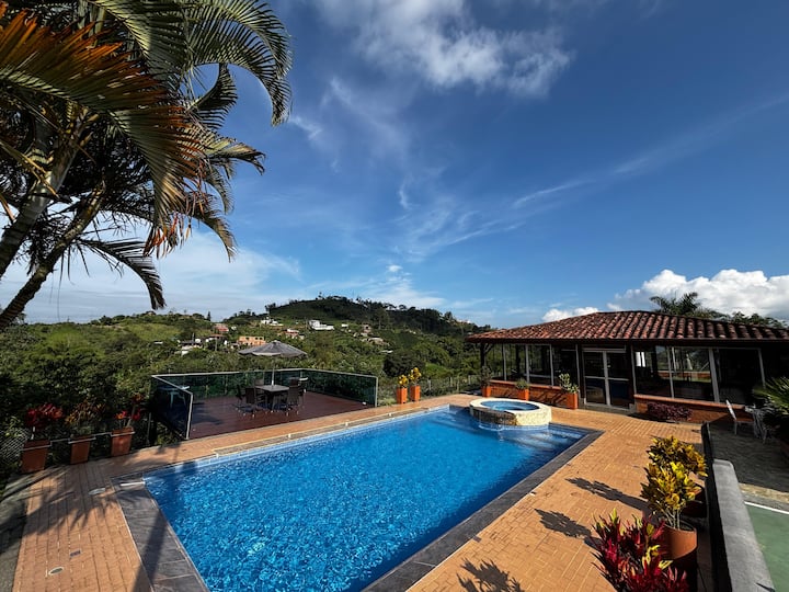 Finca Privada Con Piscina Y Jacuzzi - Quindio