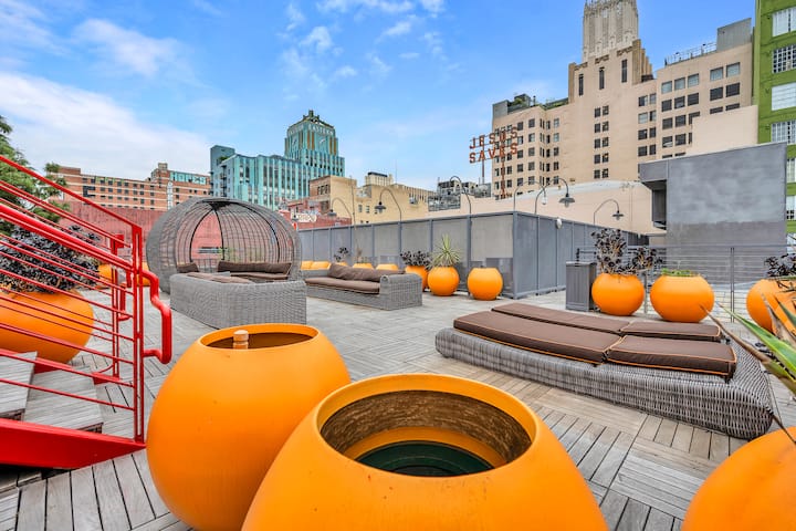 Modern Dtla Penthouse Oasis With City-view Deck - Fashion District - Los Angeles