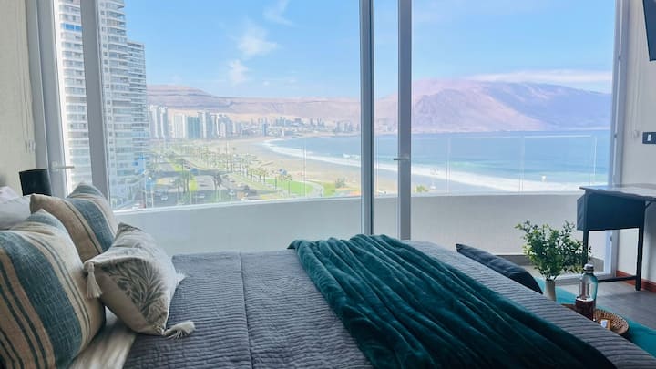 Moderno Estudio Vista A La Playa / Pasos Cavancha - Iquique