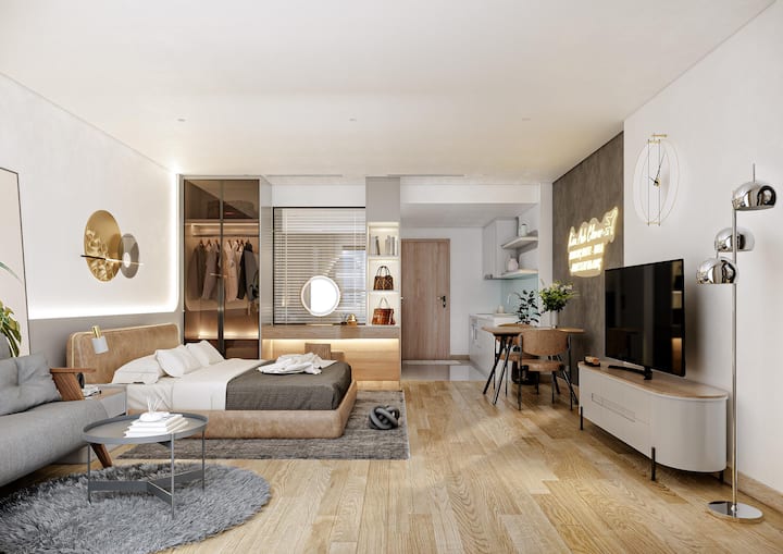 Cozy Studio With View Near Sun World Ha Long - China