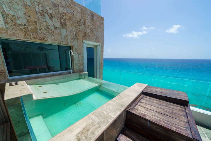 Ph De Lujo Con Alberca Privada En La Zona Hotelera - Cancún