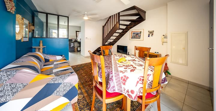 Maison Chatoyante Dans Résidence Sécurisée - Réunion