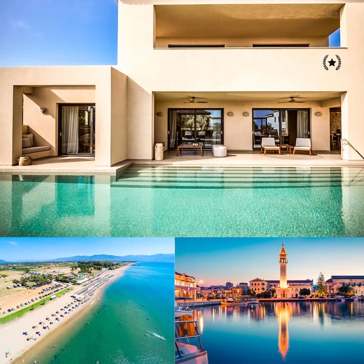 5' To Beach & Zakynthos Town / Private Pool Villa - Zante