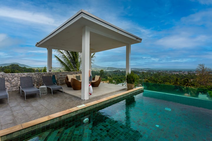 *Hillside 4br Villa With Pool & Ocean Views V297 - Ko Samui
