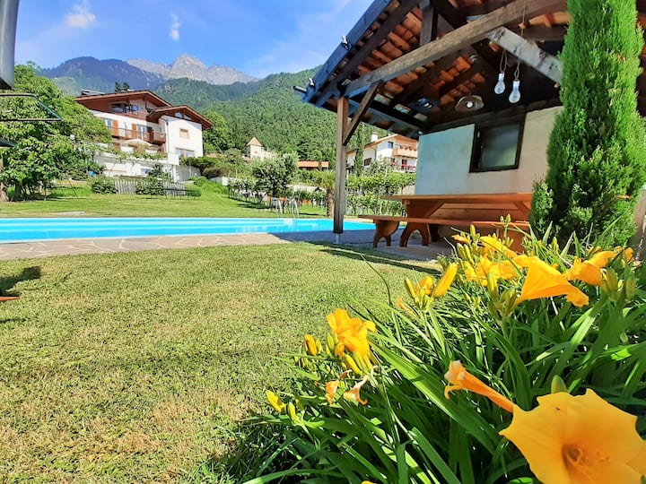 Fröhlichhof Wohnung Pergola - Merano