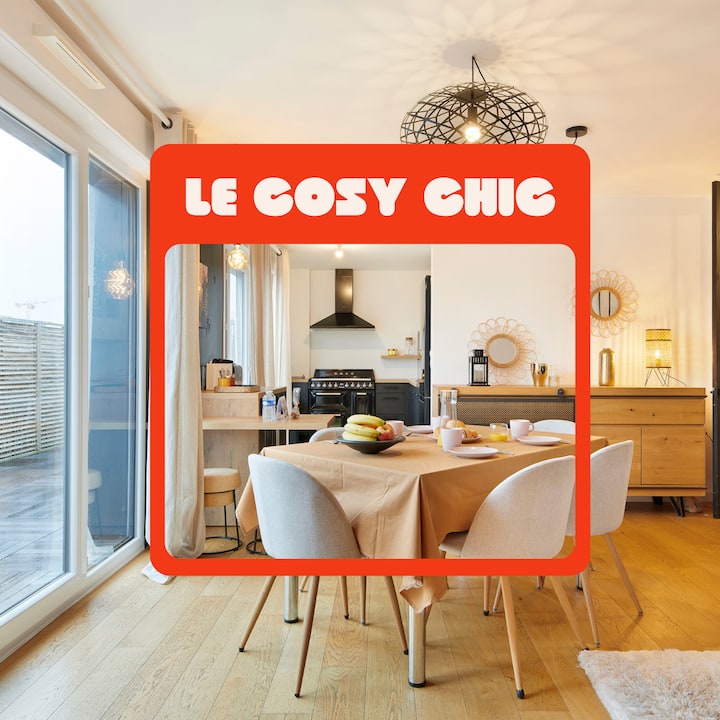 Le Cosy Chic, Terrasse & Parking, Centre Ville - Nantes