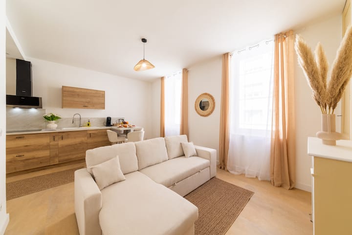 Le Beige - T2 Climatisé - ÉLégant Et Rénové - Agen