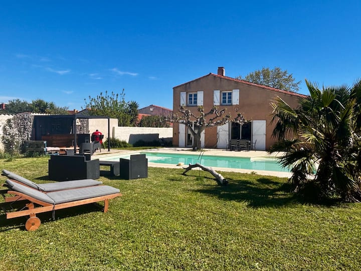 Grande Maison Avec Piscine Et Bar Extérieur - Argelès-sur-Mer