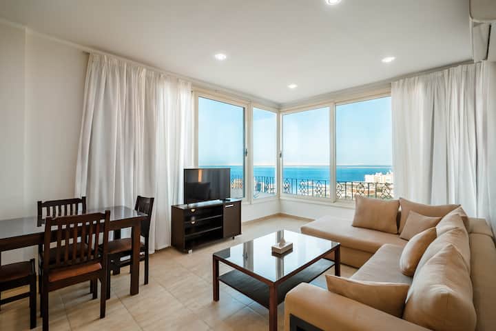 Delmar Luxury 2br Sea View Suite With Terrace -51 - Hurghada