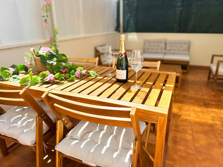 Apt Con Terraza Soleada, Piscina, Playa Y Parking - Reus