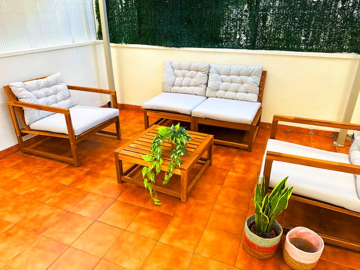 Apt Con Terraza Soleada, Piscina, Playa Y Parking - Cambrils