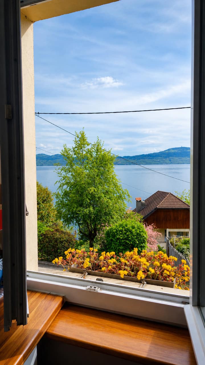 Appartement Vue Lac à 2 Min De La Plage - Le Bouveret