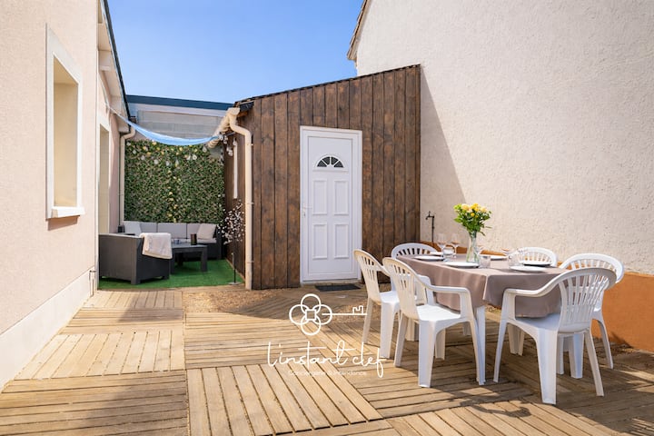 La Maison Rose Du Circuit - Confort & Terrasse - Le Mans