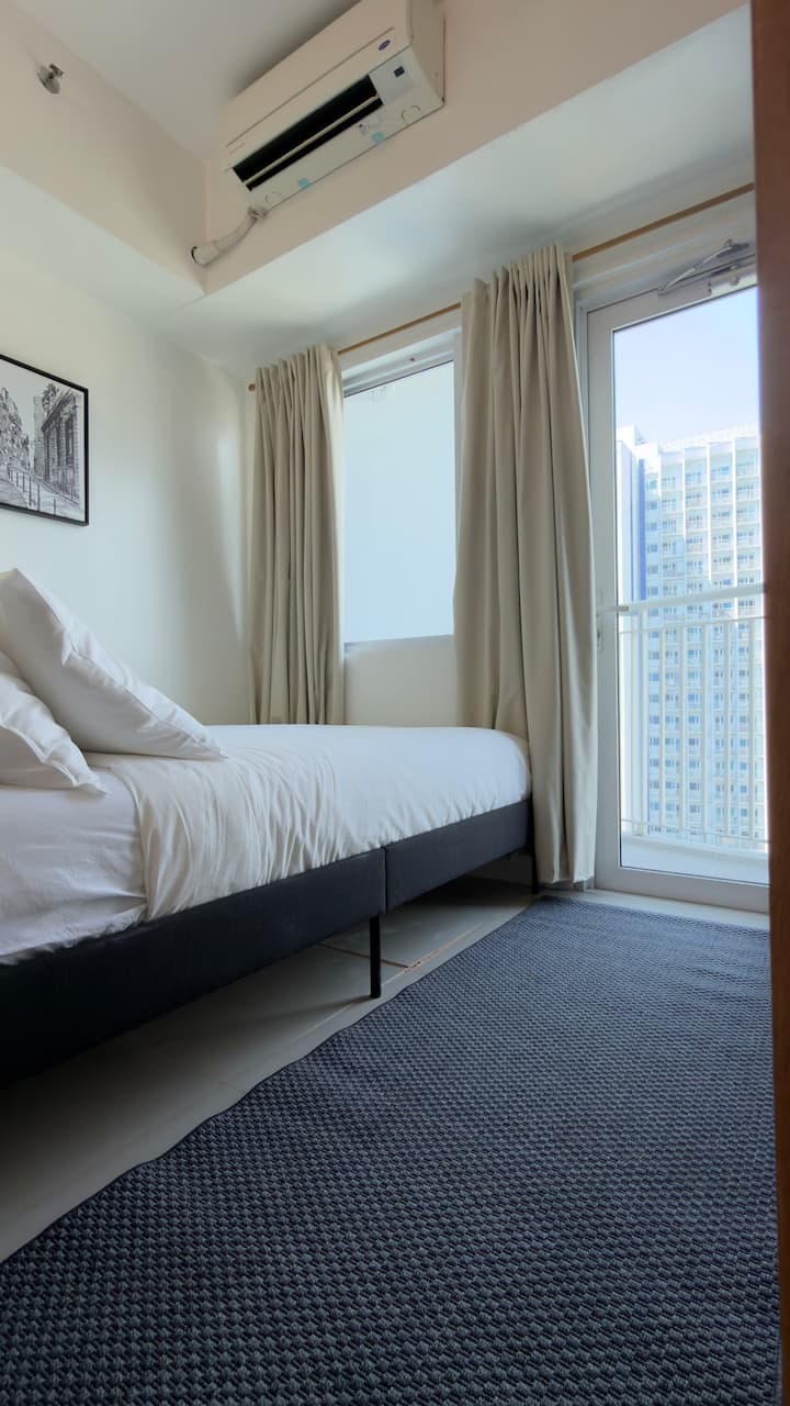 Bright | City View | 1br | Fast Wi-fi | Queen Bed - Philippines