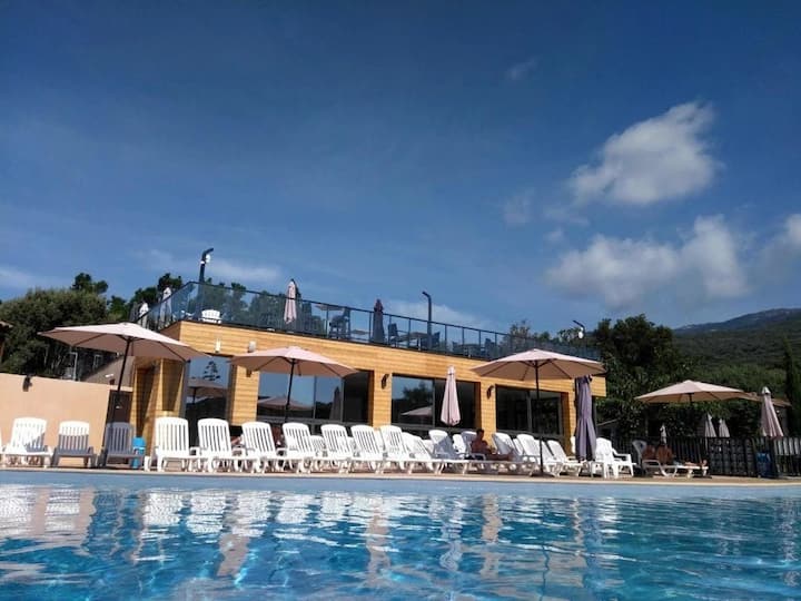 Zecamping 4* Chalet 35m² Piscine - Propriano